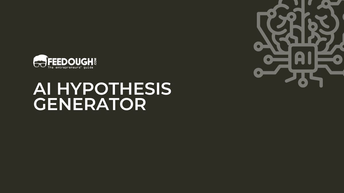 AI Hypothesis Generator [Unlimited & No Login] – Feedough